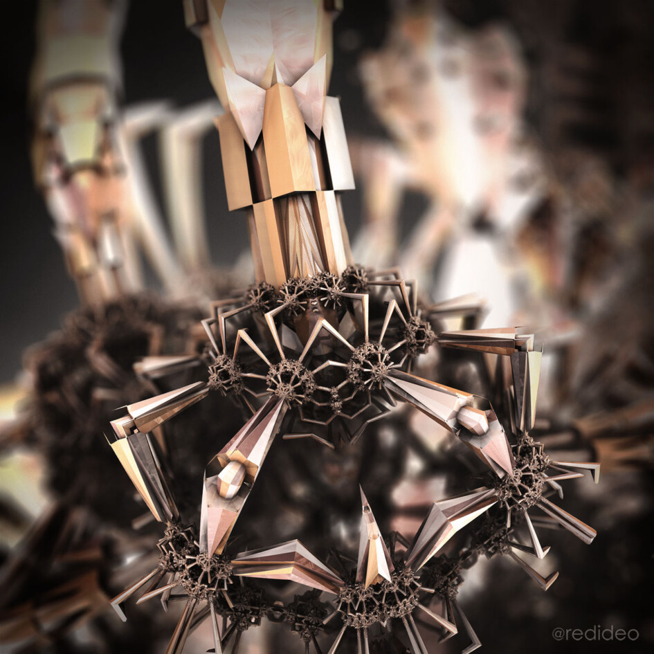 3D Algorithmic Art (Fractals) • Redideo Studio