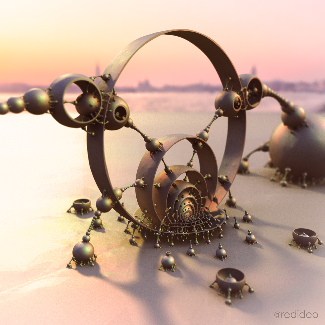 3D Algorithmic Art (Fractals) • Redideo Studio